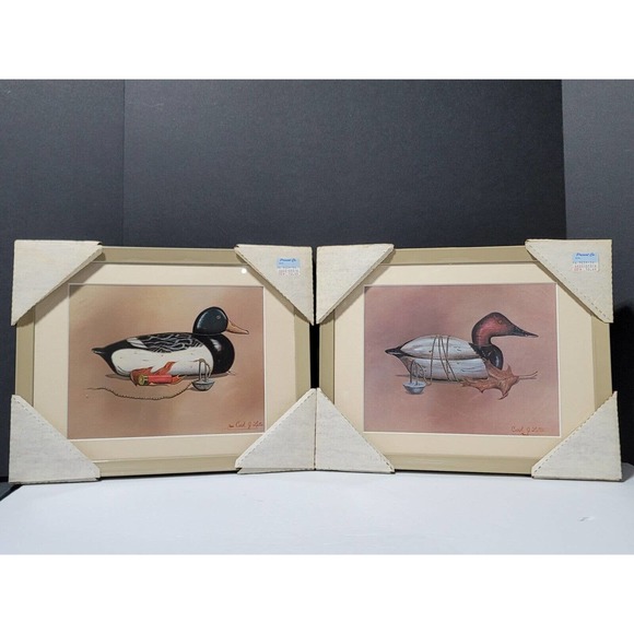 Art | 1984 Carol J Latta Duck Decoy Lithographs In Original Retail ...